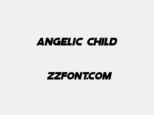 Angelic Child - 众字网