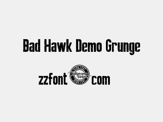 Bad Hawk Demo Grunge - 众字网