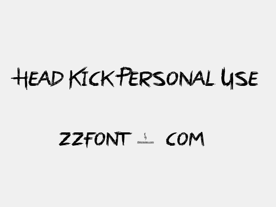Head Kick Personal Use - 众字网