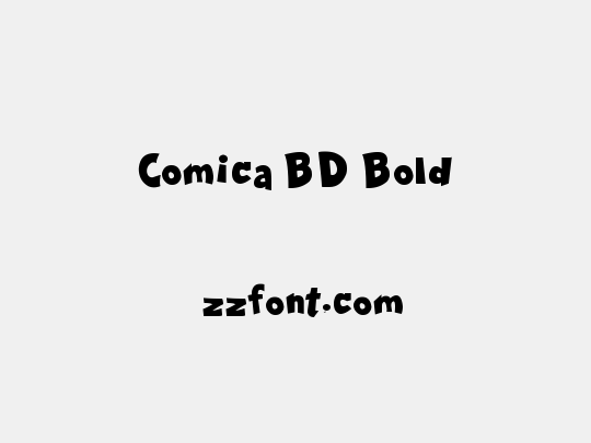 Comica BD Bold - 众字网