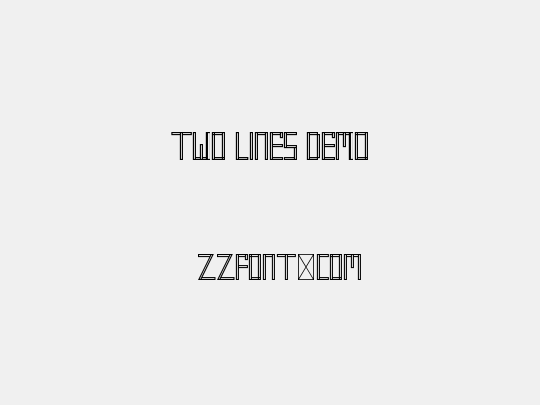 Two Lines Demo - 众字网