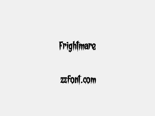 Frightmare - 众字网