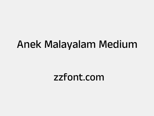 Anek Malayalam Medium - 众字网