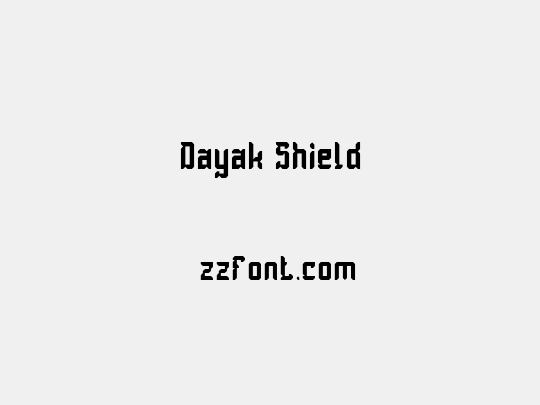 Dayak Shield - 众字网