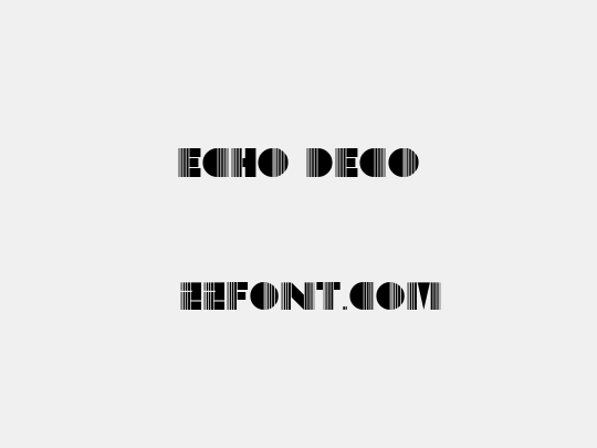 Echo Deco - 众字网