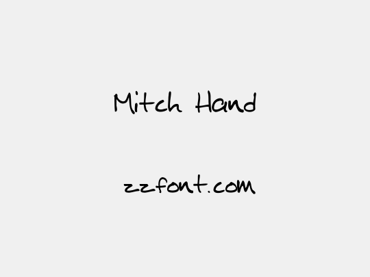 Mitch Hand - 众字网