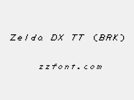 Zelda DX TT (BRK) - 众字网