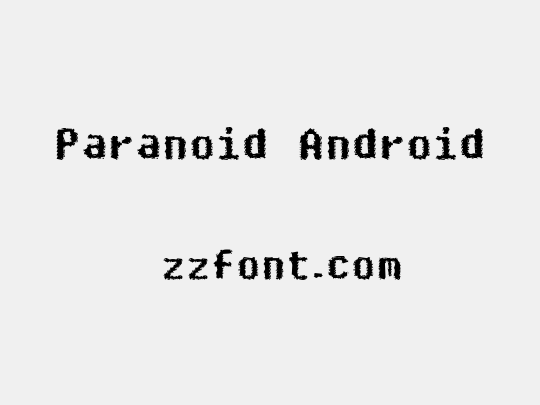 Paranoid Android - 众字网