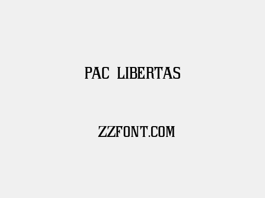 PAC LIBERTAS - 众字网