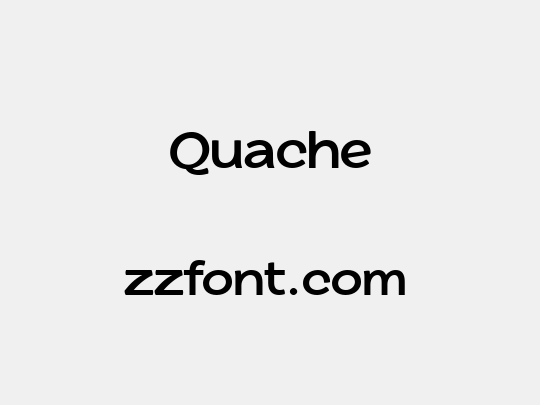 Quache - 众字网