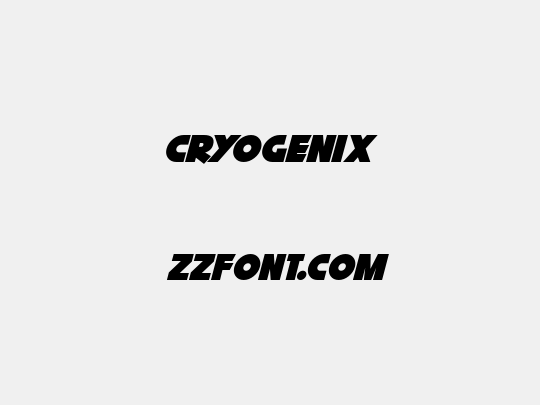 Cryogenix - 众字网