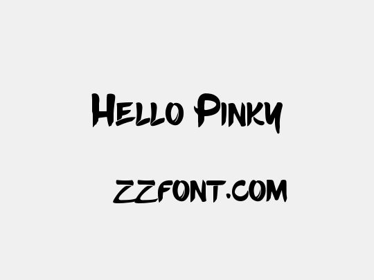 Hello Pinky - 众字网