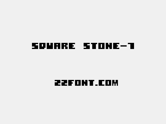 Square Stone-7 - 众字网