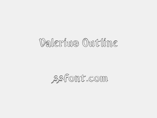 Valerius Outline - 众字网