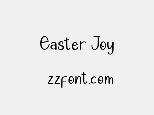 Easter Joy - 众字网