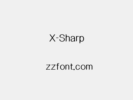 X-Sharp - 众字网