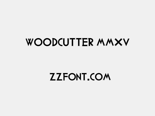 Woodcutter MMXV - 众字网